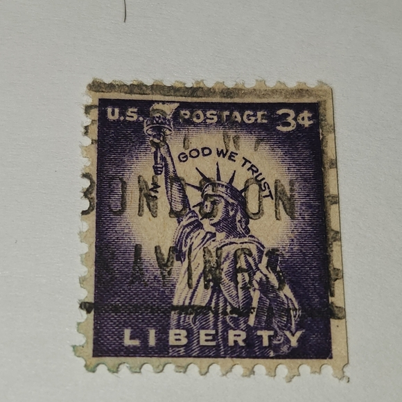 USPS | Other | 24 Rare Us Postage Stamp 3 Cent Purple Used Lady Statue ...